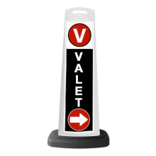 Valet Sign Panels and Signicade Deluxe Custom Sign Stands