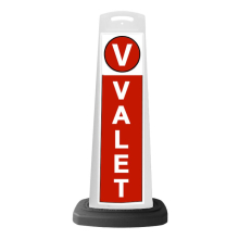 Valet Sign Panels and Signicade Deluxe Custom Sign Stands