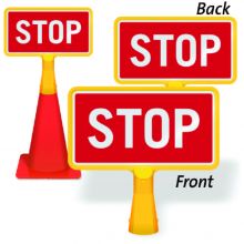 Portable Handheld Crossing Guard Signs Traffic Cones For Less