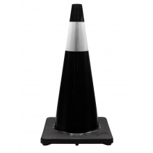 Black Valet Traffic Cones - Traffic Cones For Less