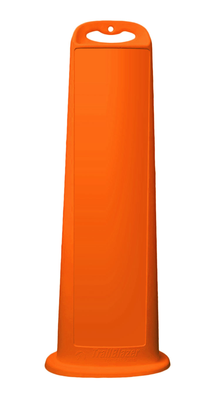 Cortina TrailBlazer Vertical Panel Channelizer 45 Inch, Orange