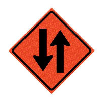 Two Way Traffic Sign Two Way Road Sign Hi Res Stock Photography And