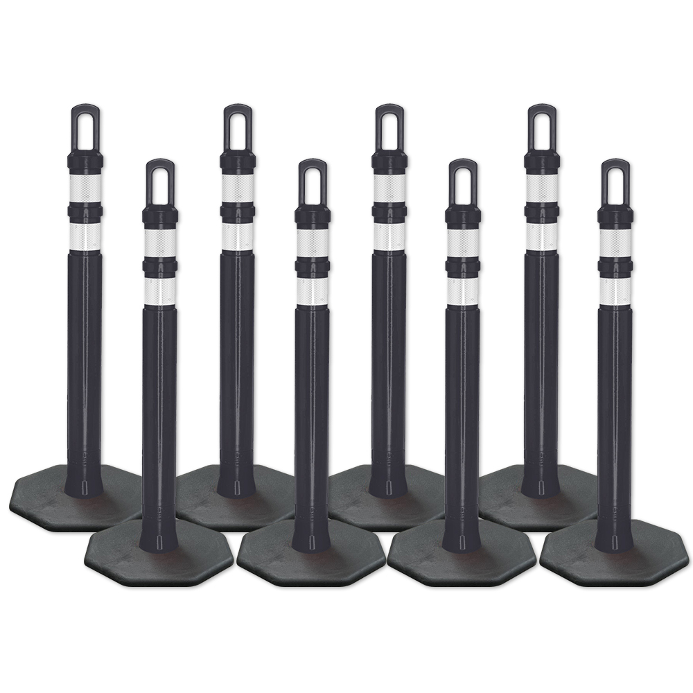 Black 42" Looper Tube Delineator Post - Pack of 400