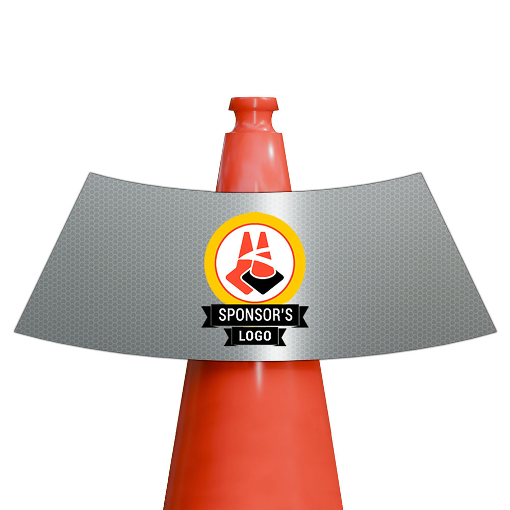 Traffic Cone Ads 6" Collar Sleeve for 36" Cones